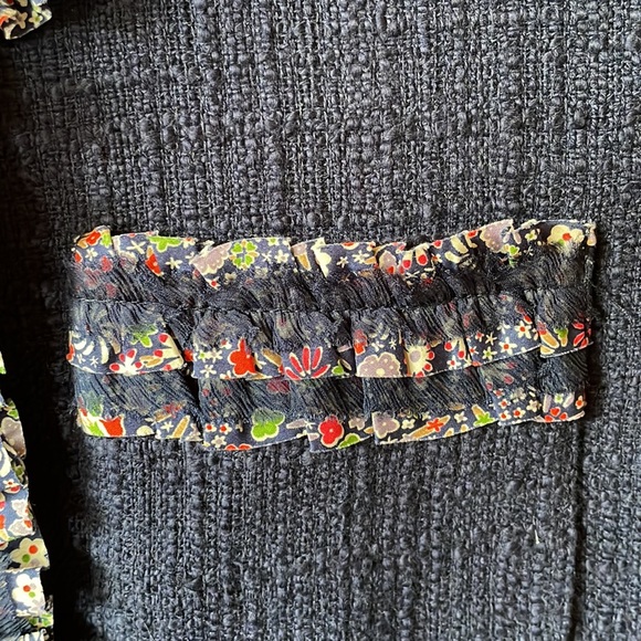 J. Crew | Jackets & Coats | J Crew Liberty Of London Tweed Lady French ...